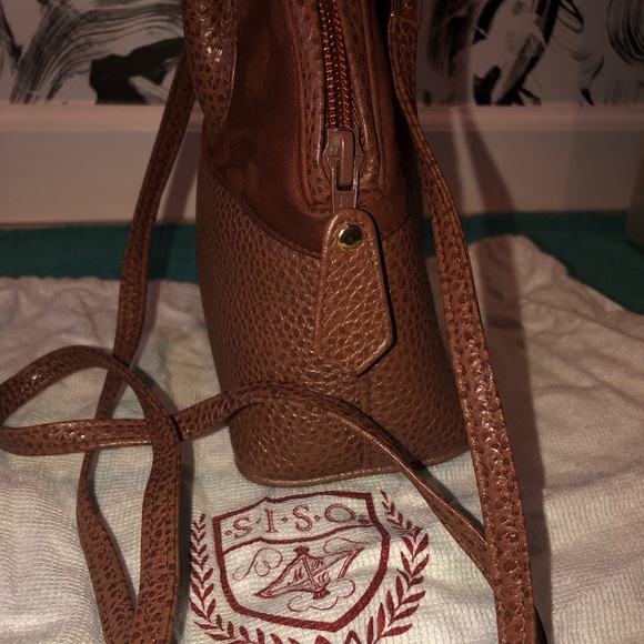 SISO | Bags | Siso Italian Leather And Suede Crossbody Bag | Poshmark